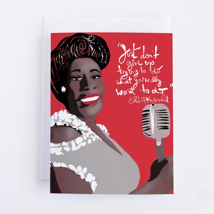 Ella Fitzgerald Greeting Card – American Jazz Museum