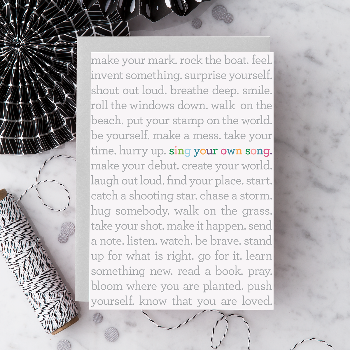 Sing Your Own Song Greeting Card – American Jazz Museum